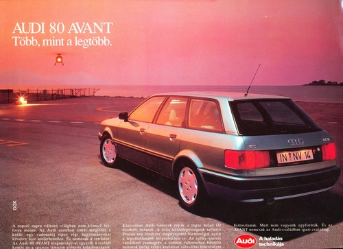 AUDI CAR magazine promo ad #09 "NOT A CAR" FOREIGN | eBay