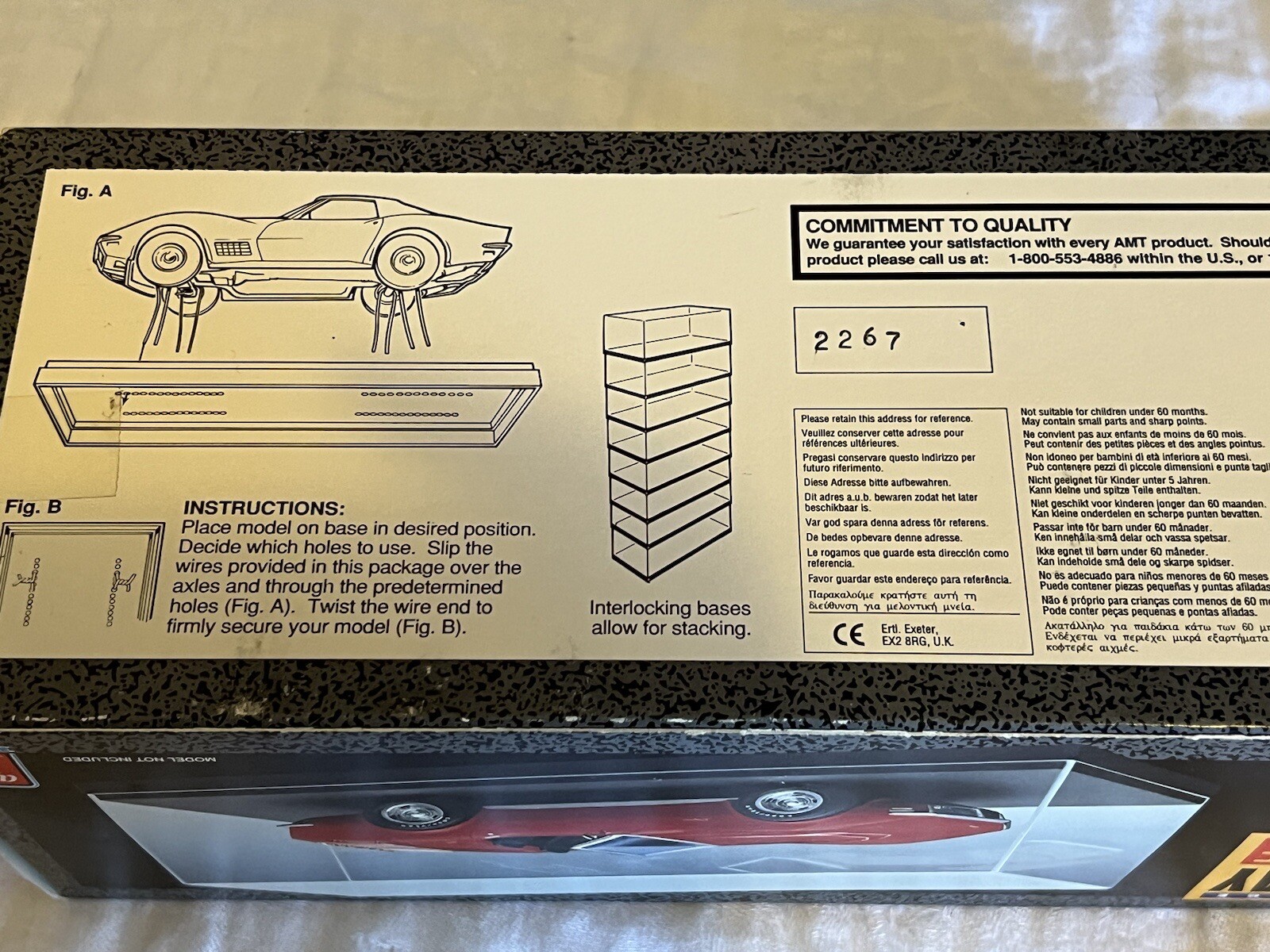 Vintage amt Prestige Display Case 9.75 X 4.25 X 3 11/16” | eBay