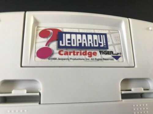 Vintage Jeopardy Deluxe Edition 1999 Handheld Game TESTED Tiger ...