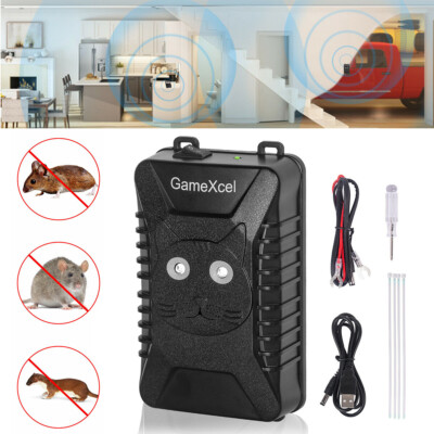 Ultrasonic Mouse Repeller Rat Rodent Deterrent For Car Wire Engine Pest ...