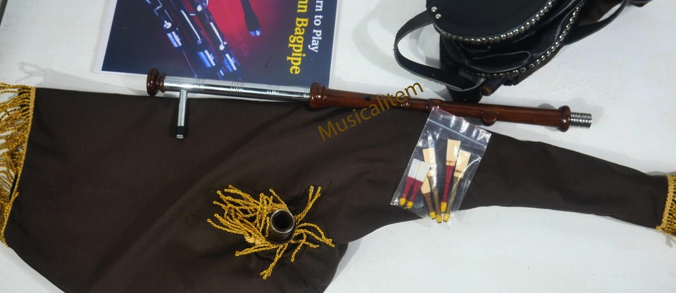 Uilleann pipes Practice Set Bagpipes with bag | eBay