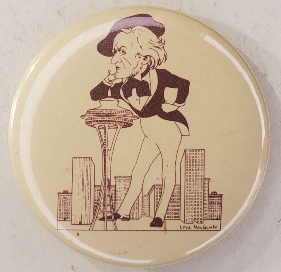 Vintage Richard Wagner in Seattle Pinback Button Circa 1975 Seattle ...
