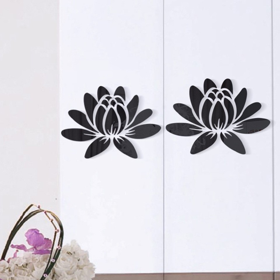Home Bedroom Wall Sticker Sticker DIY Wall Sticker Set Black/Gold ...