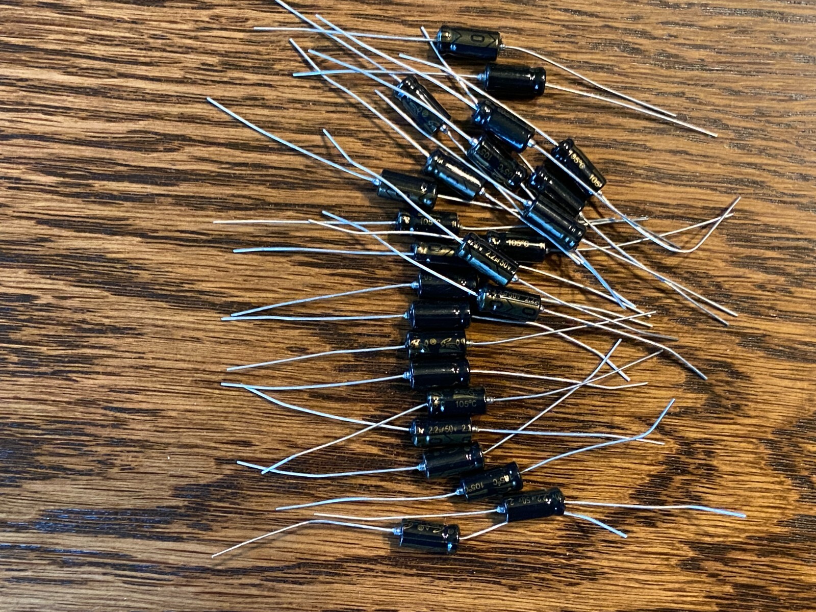 25 New Supertech 2.2 uf 50v Axial Capacitors Guitar Tube Amp & Stereo ...