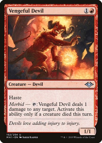 Vengeful Devil | MtG Magic Modern Horizons | English | Near Mint-Mint ...