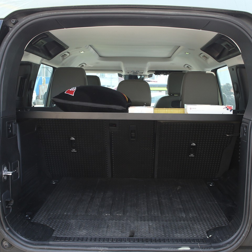 Black Rear Cargo Basket Rack Luggage Storage Carrier For LR Defender ...