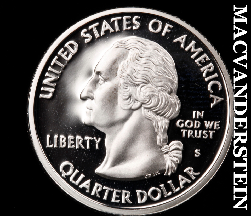 2000-S Silver Massachusetts State Quarter - Choice Gem Proof Lustrous # ...