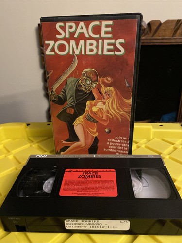 VINTAGE 1968 SPACE ZOMBIES BIG BOX VHS WIZARD VIDEO HORROR Cut ...