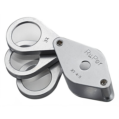 Ruper x3 to x12 THREE Folding Lens (Multi Magnification Loupe) | eBay