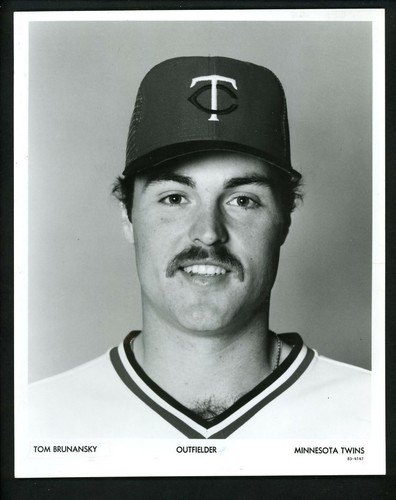 Tom Brunansky Minnesota Twins team issued 1983 Type 1 Press Photo | eBay