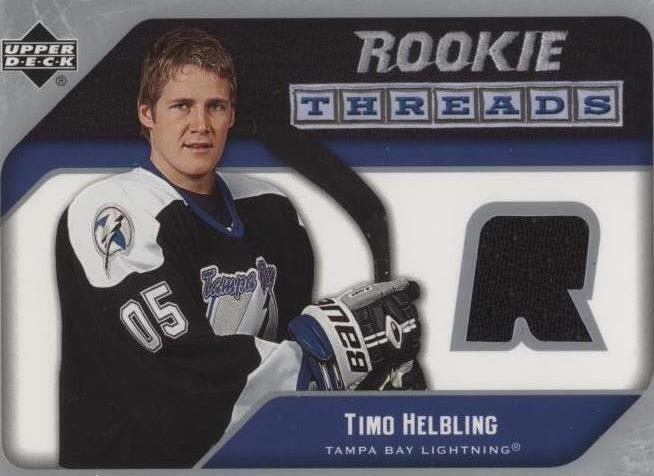 2005-06 Upper Deck - Rookie Threads Timo Helbling #RT-TH (MEM, RC) for ...