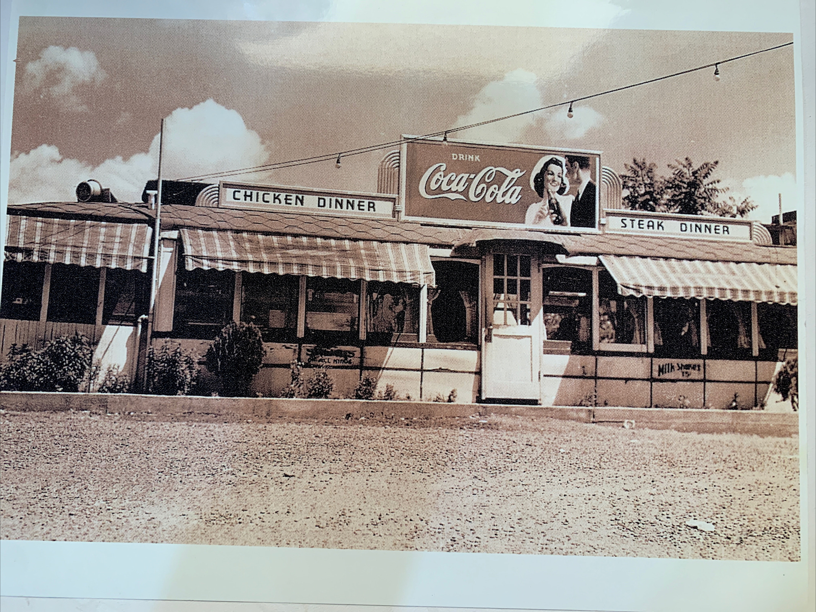 Vintage Old Roadside Diner Photo 8.5" x 11" Reprint | eBay