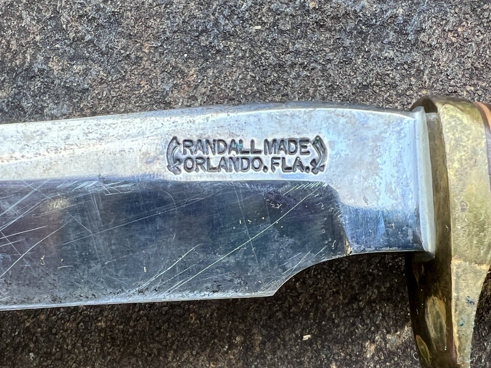 Vintage 60's - 70's Randall Knife Model 3 6 Stacked Handle - As Found ...