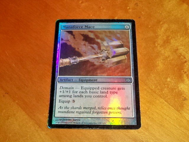 1x Foil - Manaforce Mace - Magic the Gathering MTG Conflux | eBay