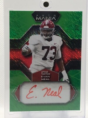 2022 Wildcard Auto Mania Evan Neal RC Autograph 2/7 #AM-H53 NY Giants ...