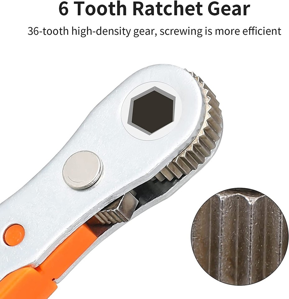 Versatile Screwdriver Set - Multi-Purpose Ratchet Wrench - High Torque ...