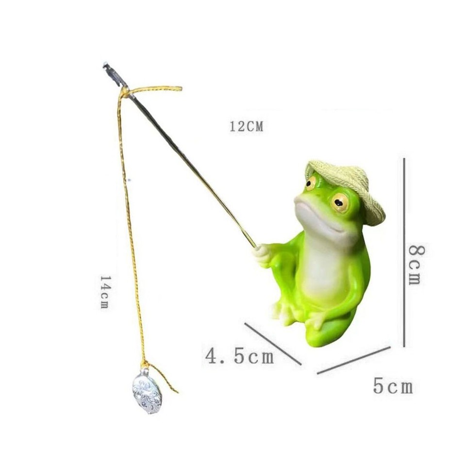 For Garden Frog Figure Decoration Festive Home Decoration Lifelike Frog ...