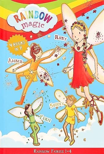 Rainbow Magic Rainbow Fairies: Books #1-4: Ruby the Red Fairy, Amber ...