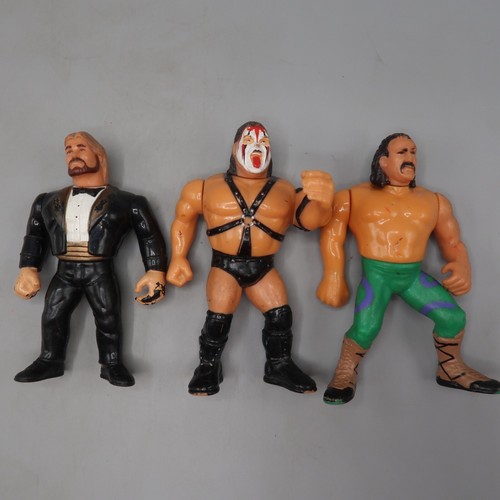 Vintage WWF Hasbro Jake the Snake Million Dollar Man Ted DiBiase Figure ...