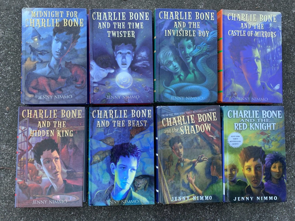 Charlie Bone series 1-8 set by Jenny Nimmo 1 2 3 4 5 6 7 8 hardback lot ...