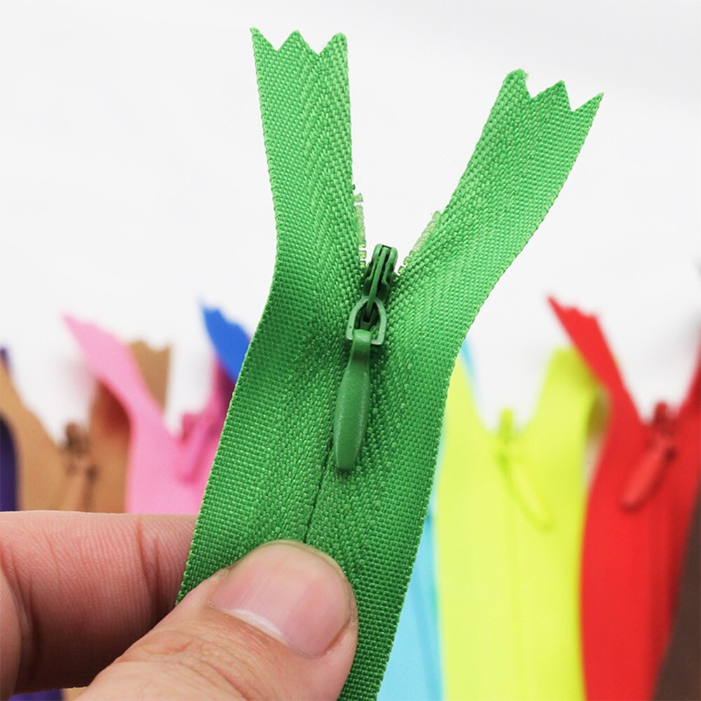 10pcs 3# Nylon Invisible Zippers 40cm Long Must Have for Sewing Clothes ...