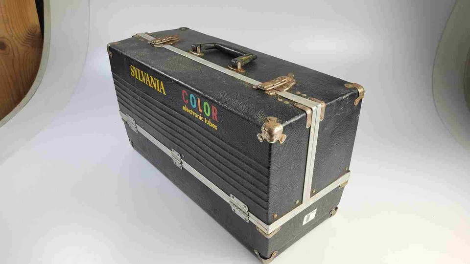 Huge Lot Vintage Vacuum Tubes In Sylvannia Repairman'S Case 6JN6 6GT5 ...