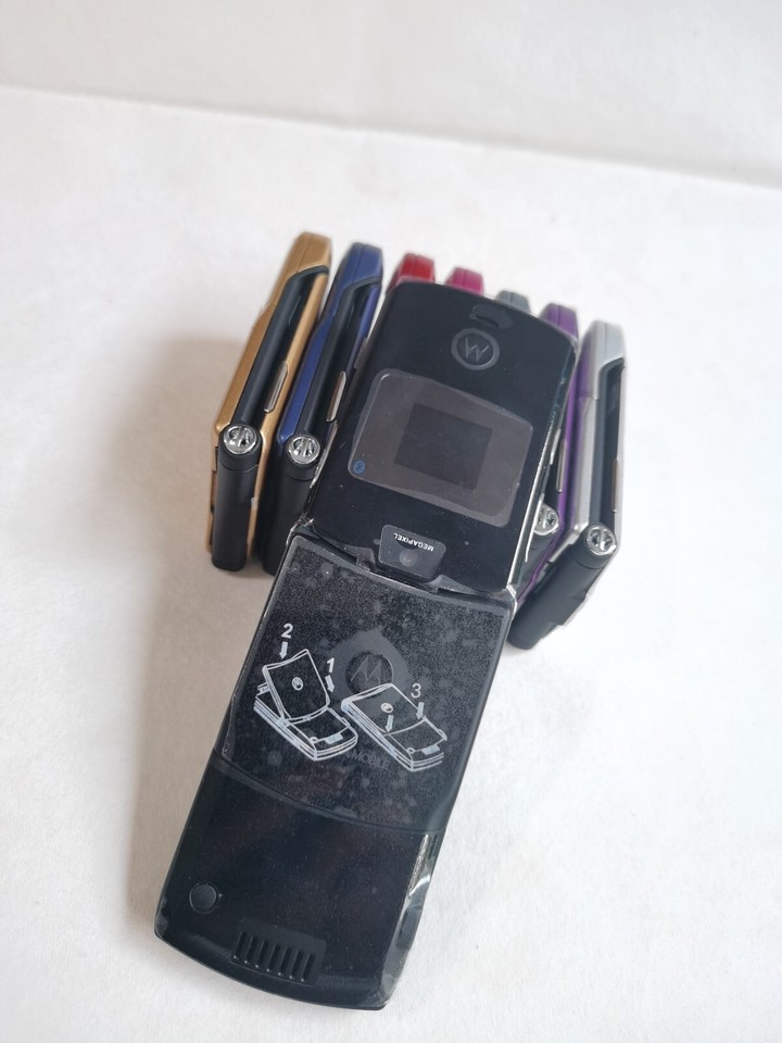 98% New Unlocked Motorola RAZR V3 Razor 2G Cell Phone 8 Colors | eBay