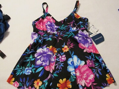 SHAPE SOLVER Underwire Tankini Top sz 8 NWT | eBay