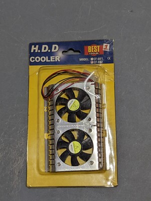 3.5" Desktop Hard Disk Drive HDD Cooler Twin Fan PC SATA IDE Cooling ...