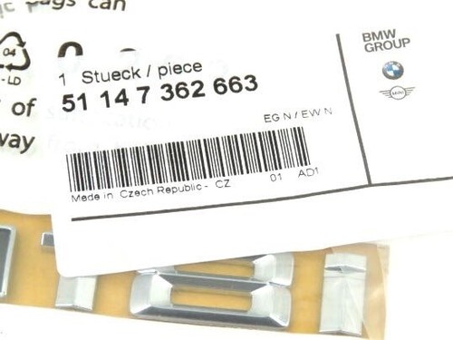 Genuine New BMW SDRIVE 18i SIDE BADGE Door Emblem For Z4 E89 2013-2015 ...