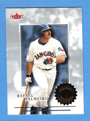 2001 Fleer Authority #16 Rafael Palmeiro Texas Rangers | eBay