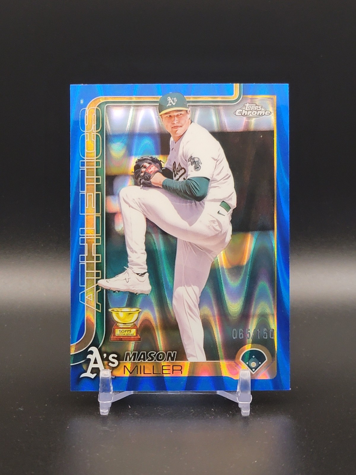 Mason Miller 2025 Topps Chrome #142 Blue RayWave Refractor /150 Price ...