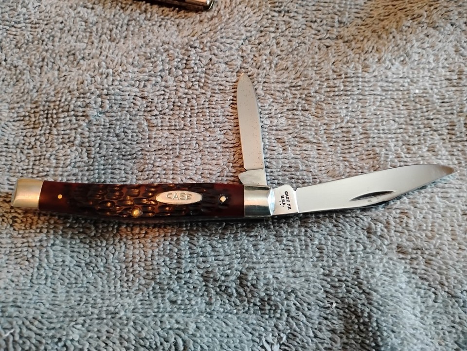 CASE XX USA 6244 FOLDING Junior Jack KNIFE, 1978-2dot( Never Carried ...