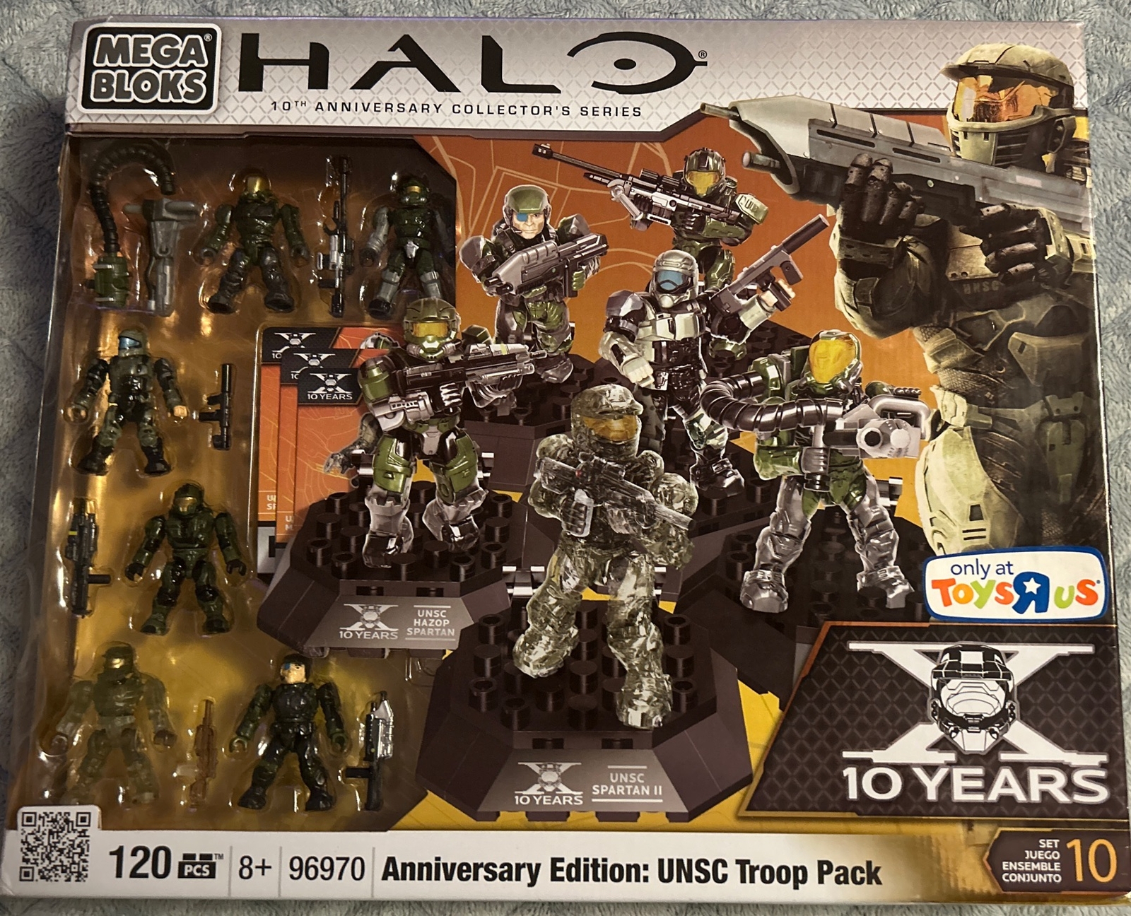 **NEW** Mega Blocks Halo 10 Year Anniversary Edition: UNSC Troop Pack ...