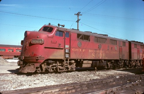 GMO 800B F-3A FOREST VIEW IL (GULF MOBILE & OHIO) ORIGINAL SLIDE 04-12-76 T22-4 | eBay
