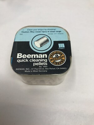 Vintage Beeman Quick Cleaning Pellets Caliber .177 No. 3861 West ...