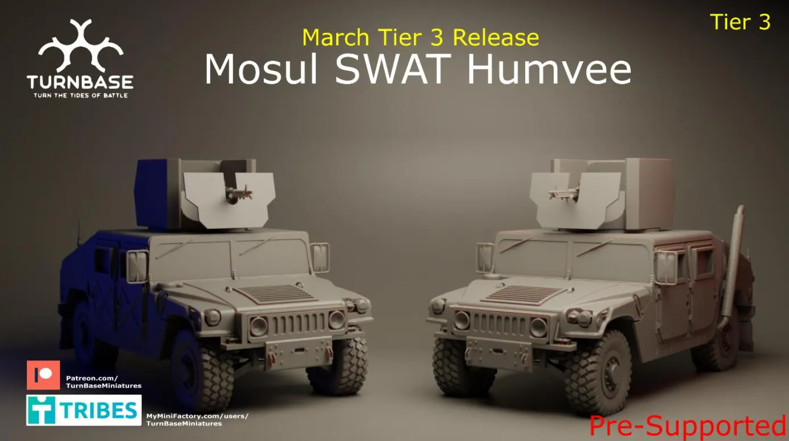 20mm Modern Mosul SWAT Humvee (3D Printed) | eBay