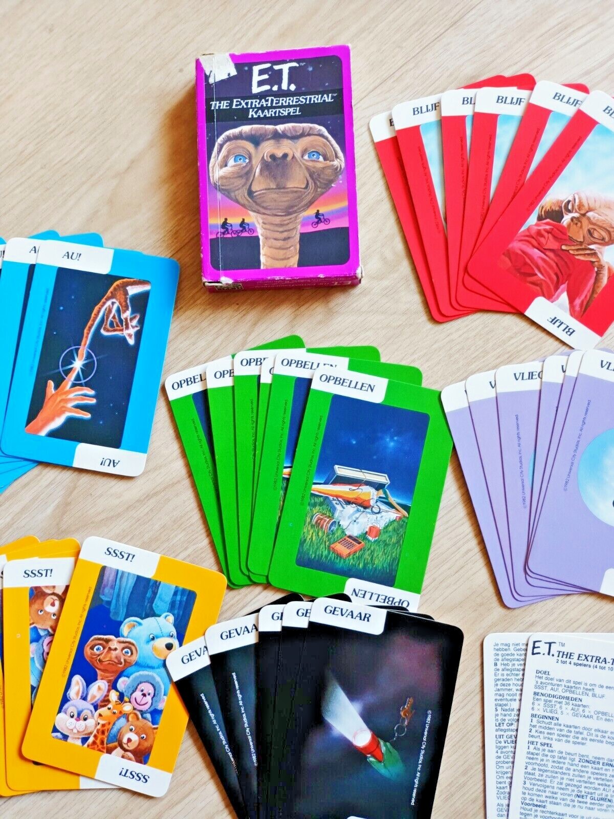 E.T. The Extra Terrestrial cards '82- Dutch Limited Edition- complete ...
