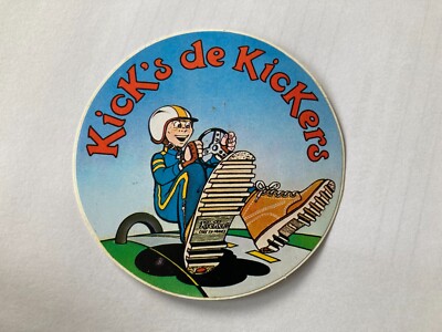 AUTOCOLLANT / STICKER KICK'S DE KICKERS vintage K36 | eBay