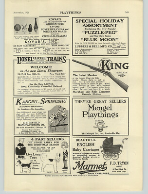 1926 PAPER AD Markham King Air Rifle BB Gun Little Orphan Annie Skeezix ...