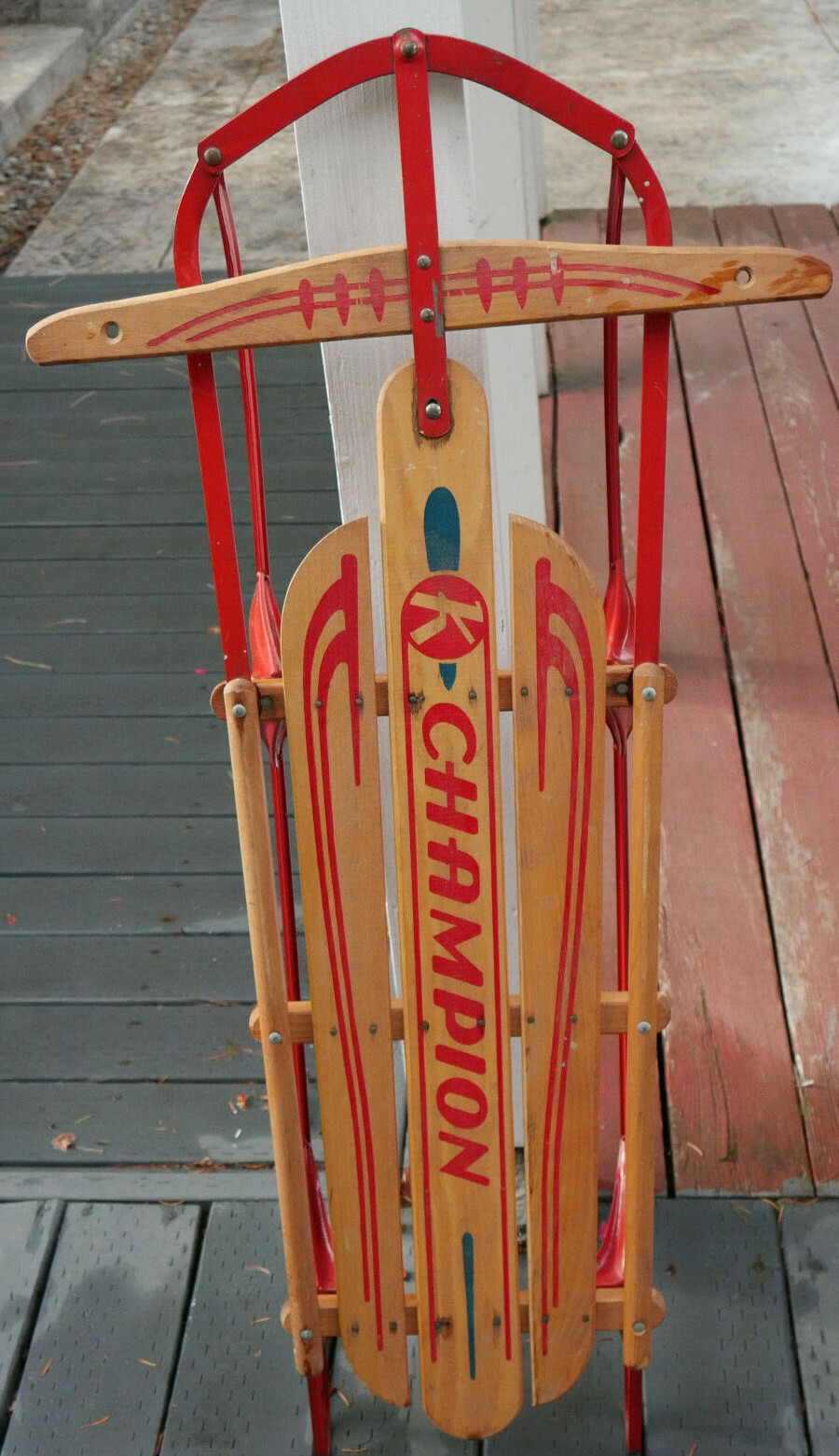 Vintage 1940's Kalamazoo Champion 03 Sled - Excellent Shape - | eBay