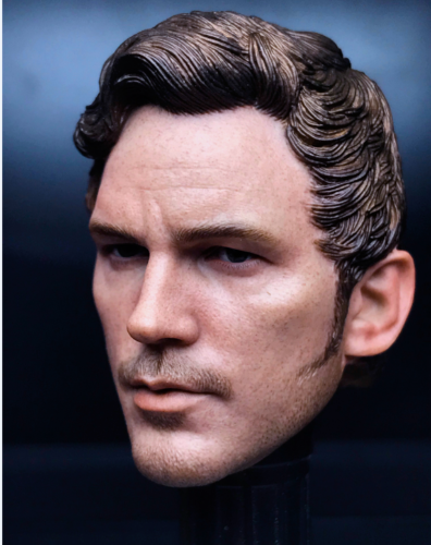 1/6 Star-Lord 2.0 Chris Pratt Male Head Sculpt Fit 12'' Action Figure ...