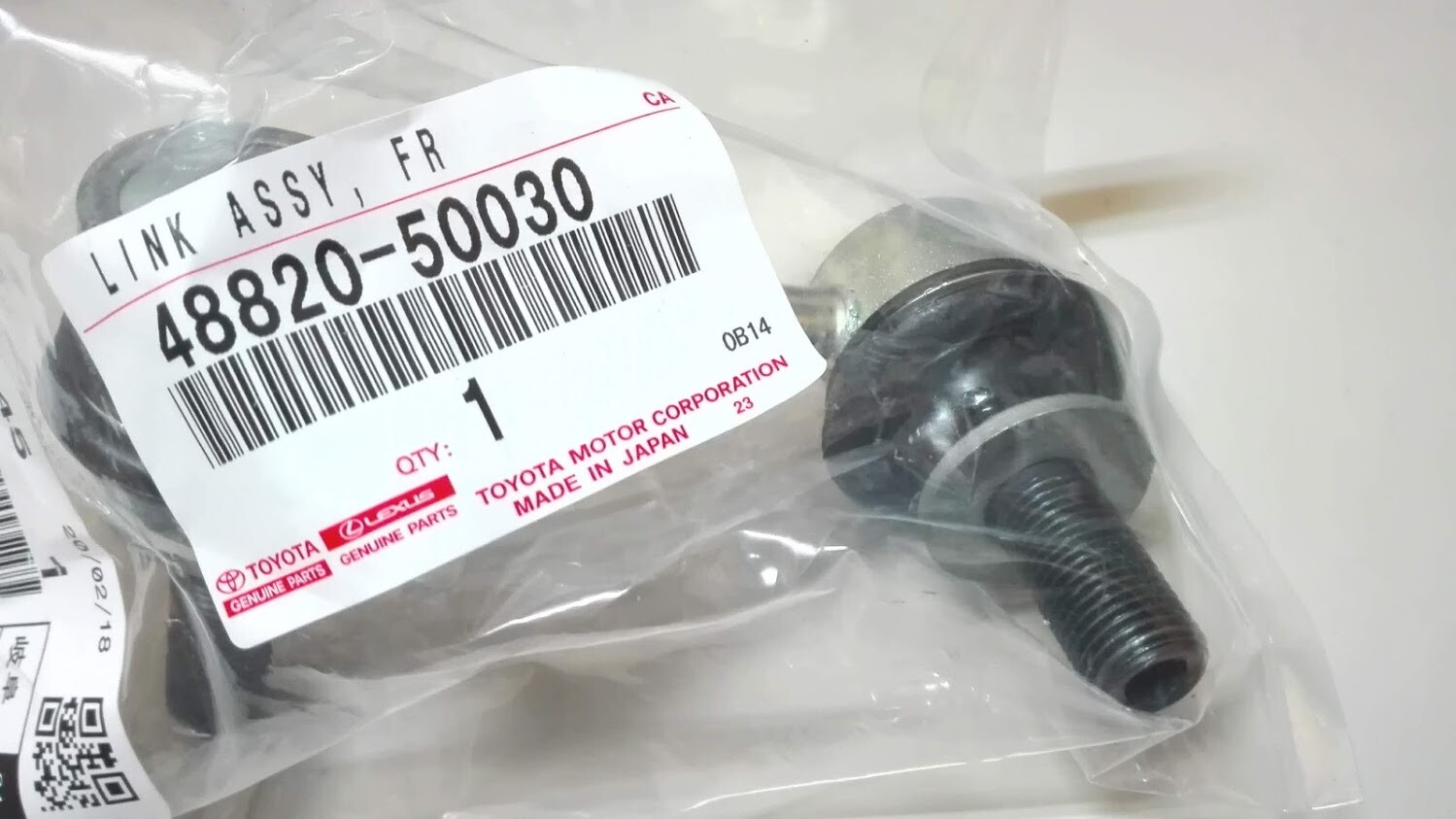 LEXUS GENUINE LS460 LS460L FRONT SUSPENSION STABILIZER LINK RIGHT 48820 ...