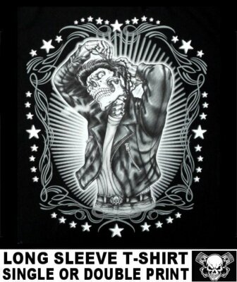 LOST IN 50's AMERICAN GREASER ELVIS ROCKABILLY GREASE GRAFFITI SKULL T ...