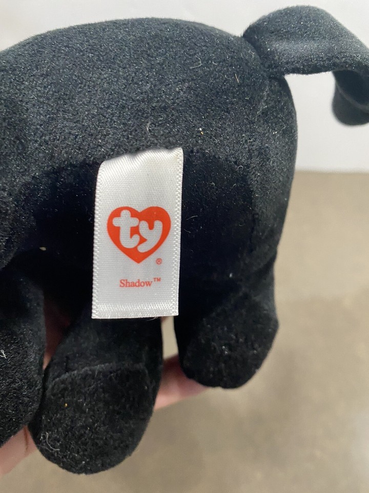 TY Beanie Boos plush large 9 inch Shadow the Halloween black cat ...