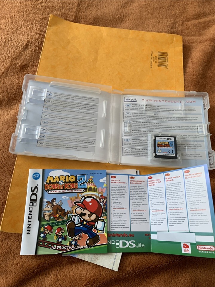 Mario vs Donkey Kong 2 March of the Minis Nintendo DS Complete CIB ...