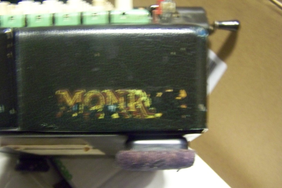 Vintage Monroe High Speed Adding Machine Calculator Electric No. 1 ...