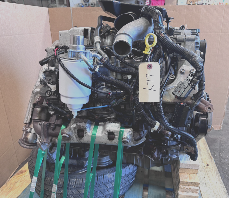 2005 6.6L LLY Duramax Diesel Engine Complete 158K Silverado Sierra NO ...