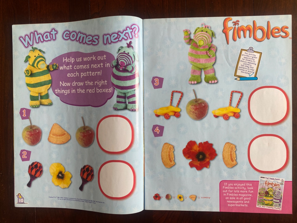Toy box magazine Cbeebies Issue 152 January 2005 rare Tweenies Fimbles ...