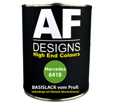 250ML Basislack Mercedes 6418 Gelbgrn Autolack Spritzfertig | eBay.de